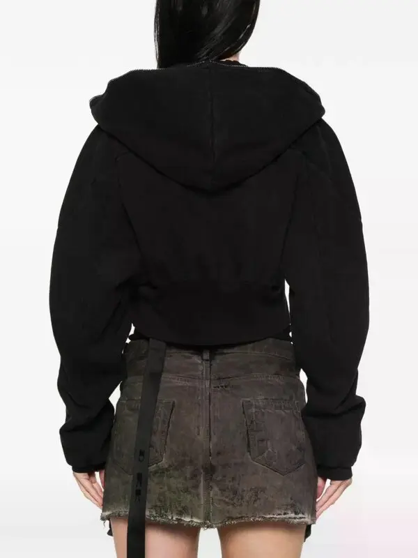 Rick Owens Cropped Hooded Jacket