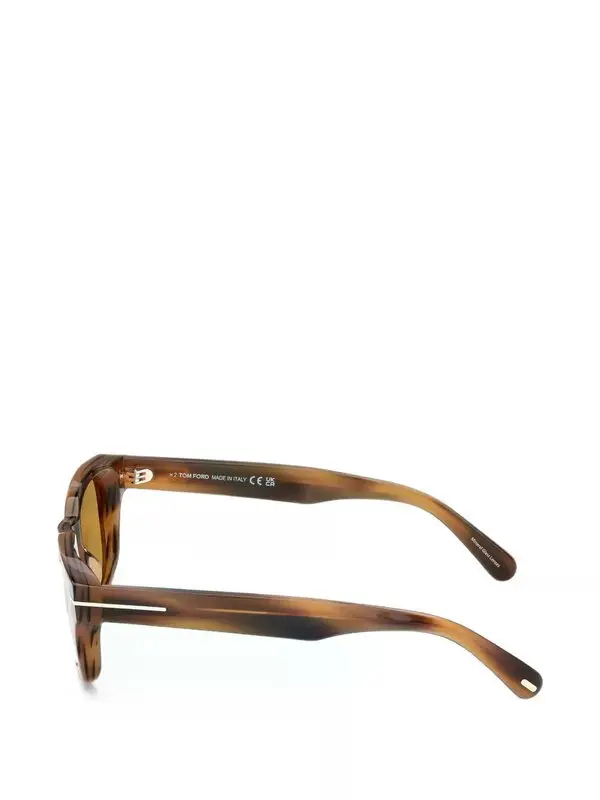 TOM FORD T-motif Rectangle-frame Sunglasses