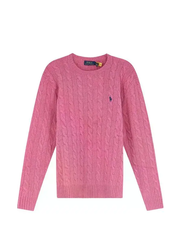 Polo Ralph Lauren Cable-knit Logo-embroidered Sweater