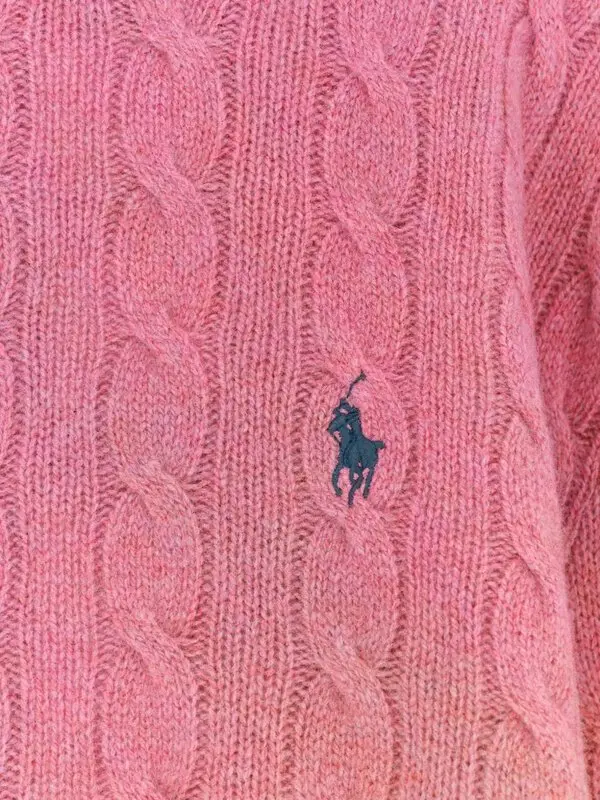 Polo Ralph Lauren Cable-knit Logo-embroidered Sweater