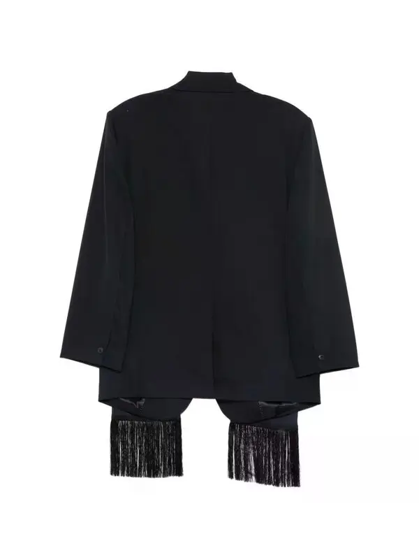 FRENKEN Fringe-trimmed Layered Jacket