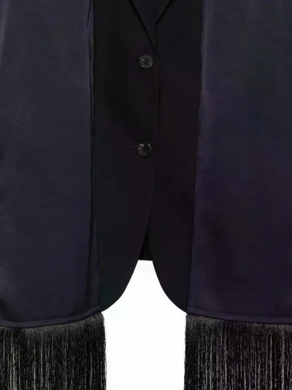 FRENKEN Fringe-trimmed Layered Jacket