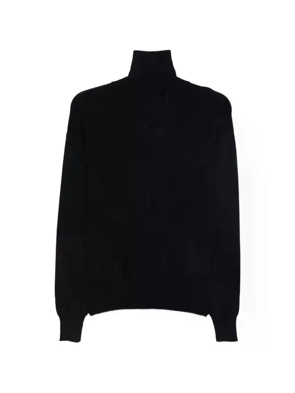 FRENKEN Button-up Roll-neck Cardigan