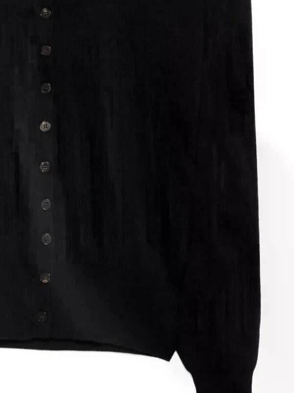 FRENKEN Button-up Roll-neck Cardigan