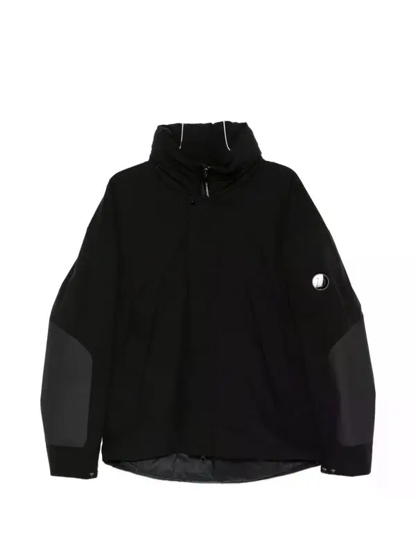 C.P. COMPANY Pro-tek Lens-detail High-neck Jacket - Black