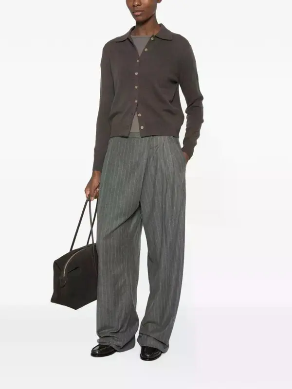 CAMBIO Pinstripe Print Trousers
