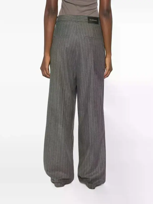 CAMBIO Pinstripe Print Trousers