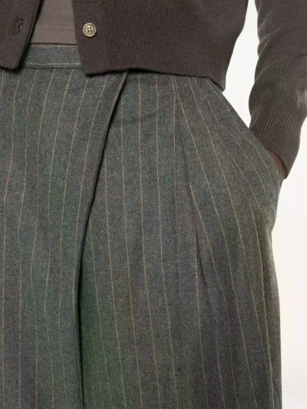 CAMBIO Pinstripe Print Trousers