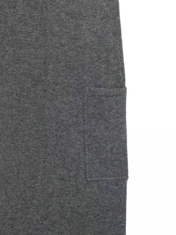 LUISA CERANO Wool Cargo Pants - Grey