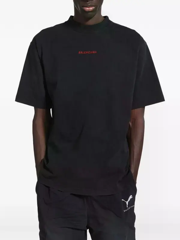 Balenciaga Logo-print Cotton T-shirt