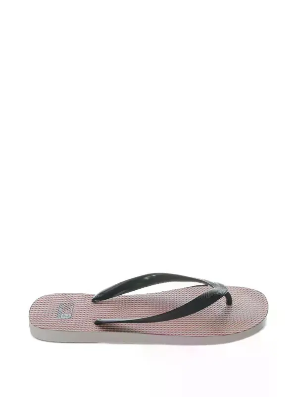 MC2 SAINT BARTH Tommy Striped Flip-flops