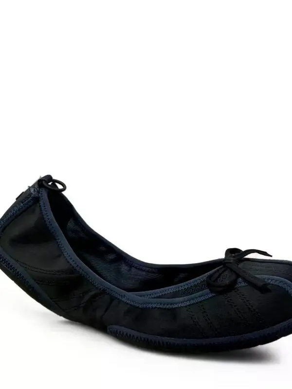 Balenciaga Bow-detail Panelled Ballet Flats