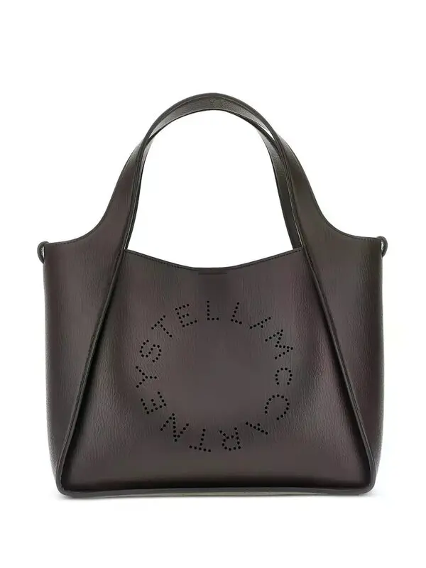 Stella McCartney Logo Crossbody Tote Bag - Brown