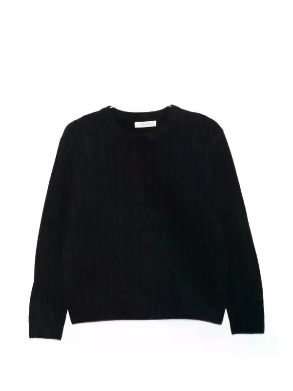 JCSOPHIE Pancho Cable-knit Crew-neck Sweater