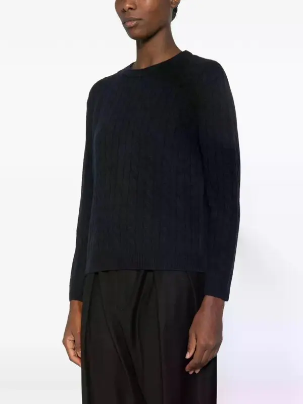 JCSOPHIE Pancho Cable-knit Crew-neck Sweater