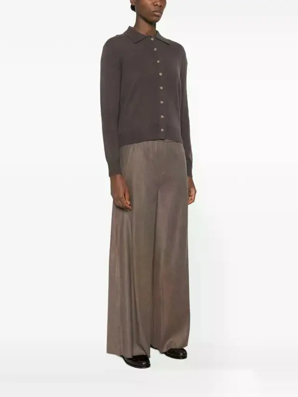 JCSOPHIE Porcelain Button-up Collared Cardigan