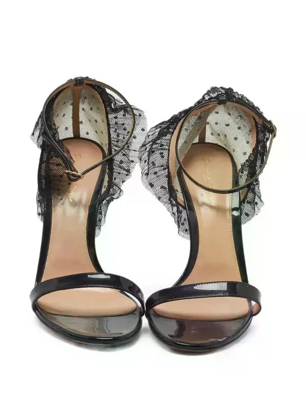 GIANVITO ROSSI Beatrice Lace Sandals