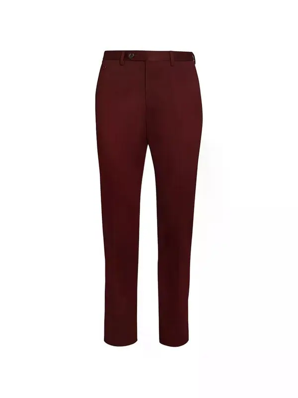 FERRAGAMO Slim-fit Trousers - Red