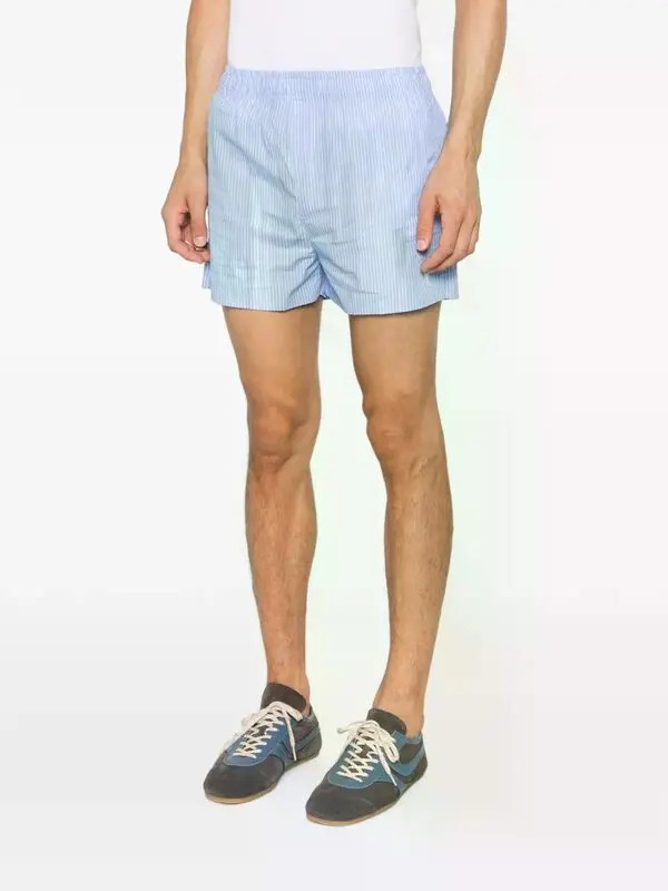 AMI Paris Striped Elasticated Shorts