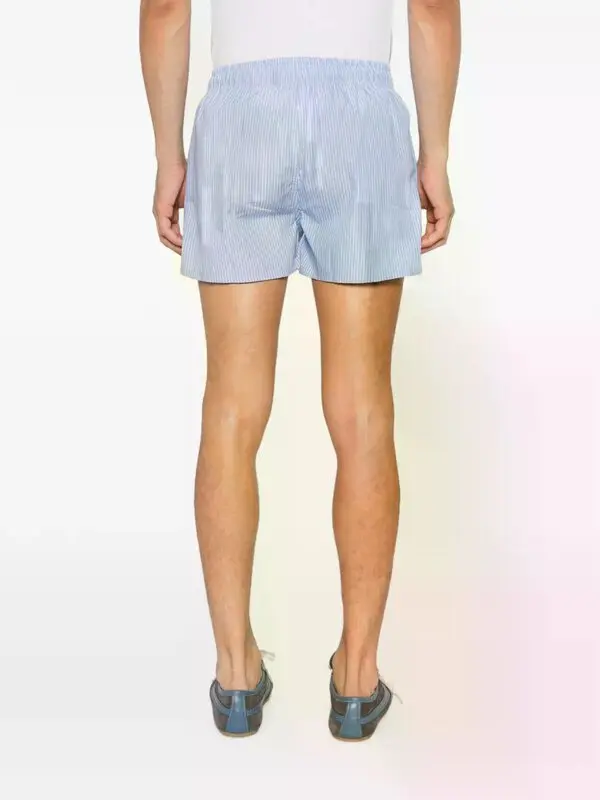 AMI Paris Striped Elasticated Shorts