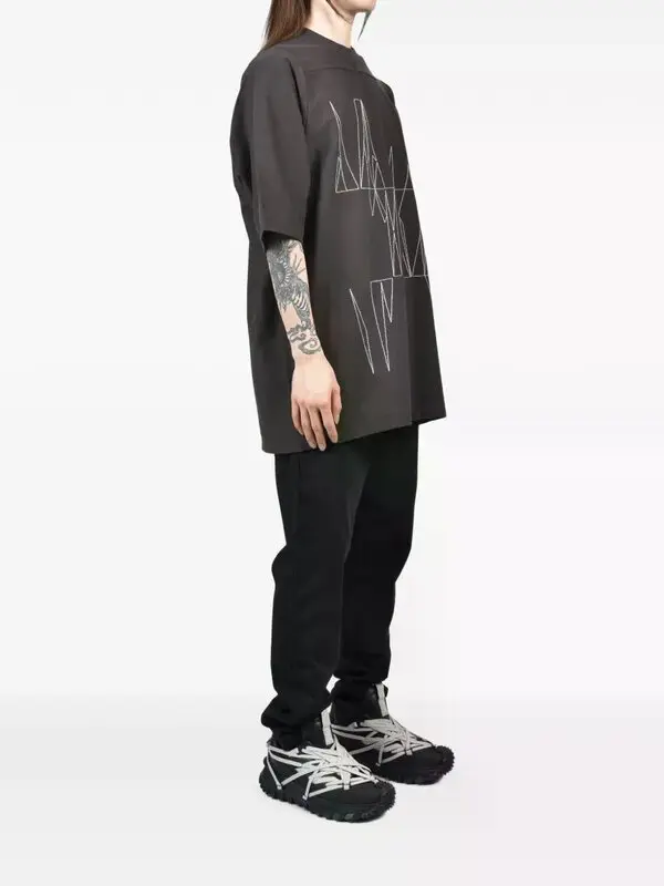Moncler Cotton Oversized T-shirt - Grey
