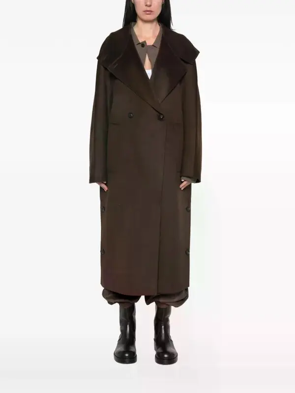 LISA YANG Double-breasted Button-back Coat