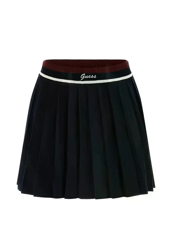Guess Pleated Mini Skirt - Blue