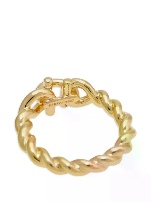 FERRAGAMO Torchon Gancini Ring