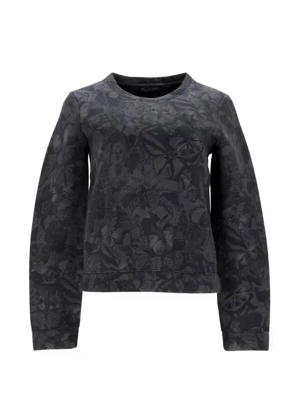 Valentino Garavani Butterfly-print Sweatshirt