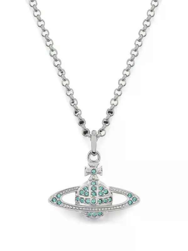 VIVIENNE WESTWOOD Mini Bas Relief Pendant Necklace - Silver
