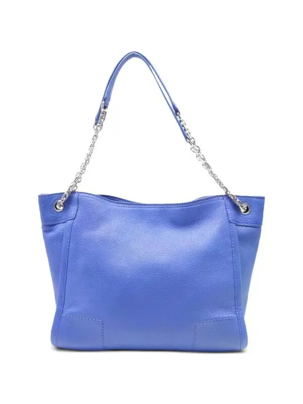 Tory Burch Britten Chain Tote Bag - Blue