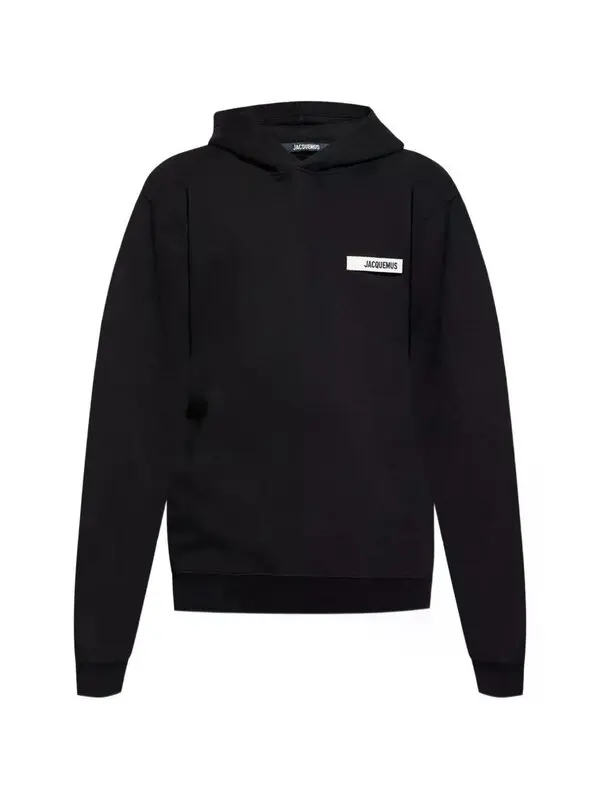 Jacquemus The Gros Grain Hoodie - Black