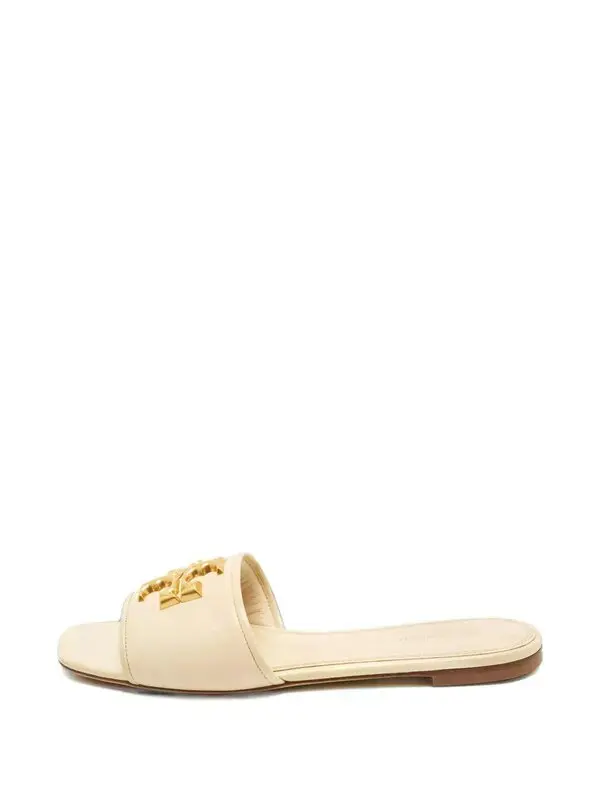 Tory Burch Eleanor Double T Sandals - Neutrals