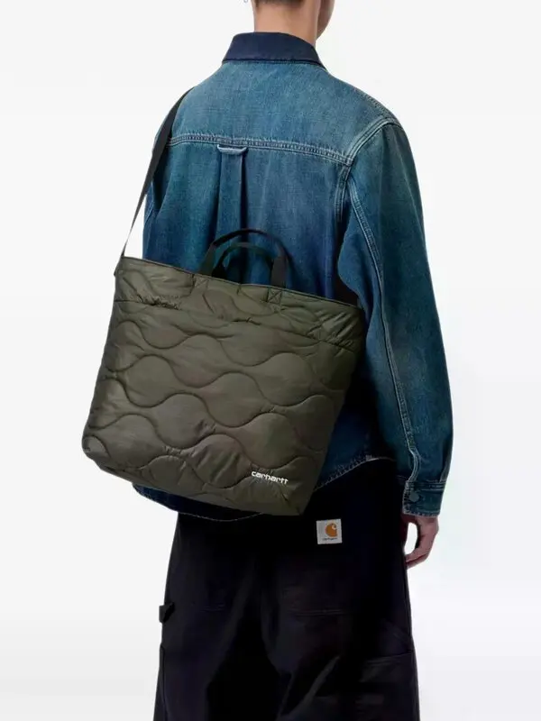 Carhartt Work In Progress Skye Quilted Ripstop Tote Bag - Green