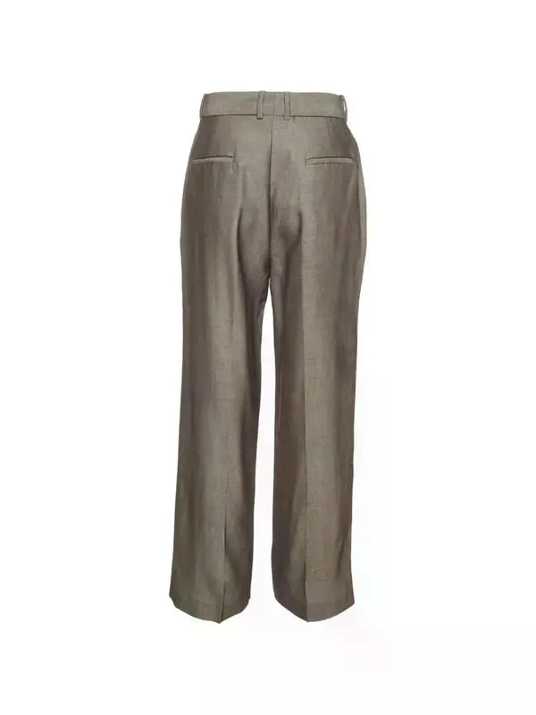 Sandro Pleated Wide-leg Trousers