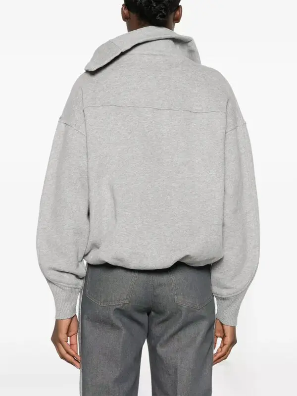 Sportmax Asymmetric Press-stud Sweatshirt