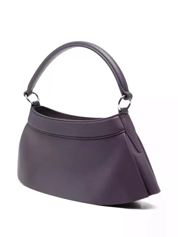Lacoste Pleated Leather Tote Bag