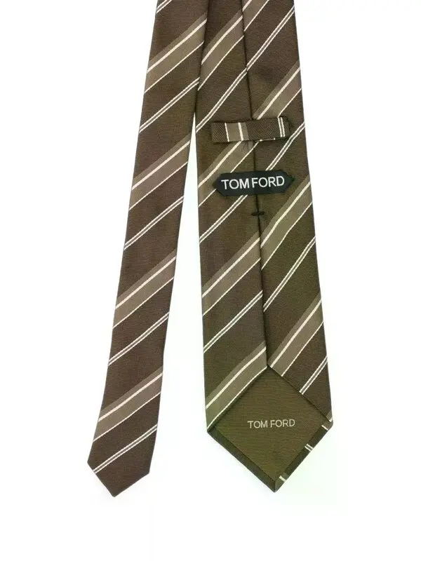TOM FORD Diagonal-stripe Silk Tie