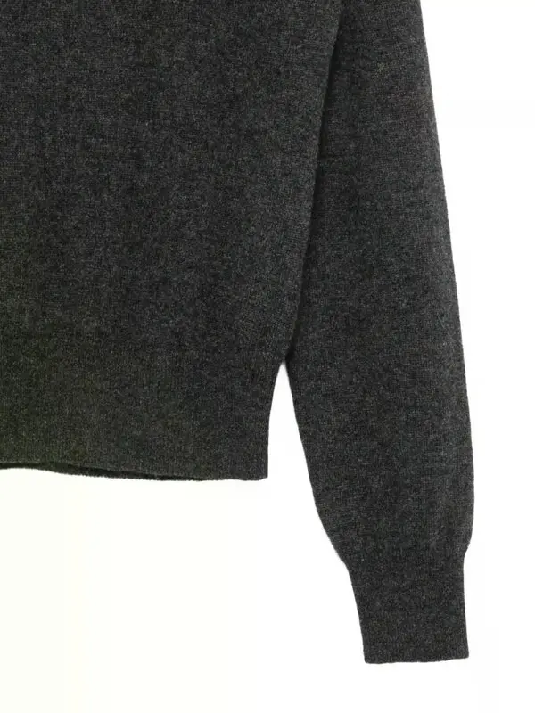 LISA YANG Greer Crew-neck Ribbed-trim Sweater