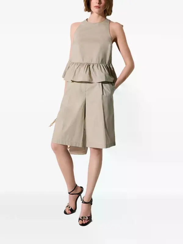 Liu Jo Poplin Bermuda Shorts