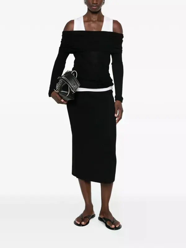 LE PETIT PULLE Midi Skirt