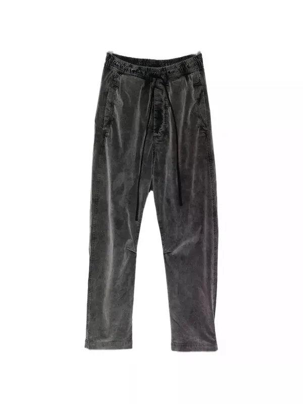 THOM KROM Faded-effect Drawstring Trousers