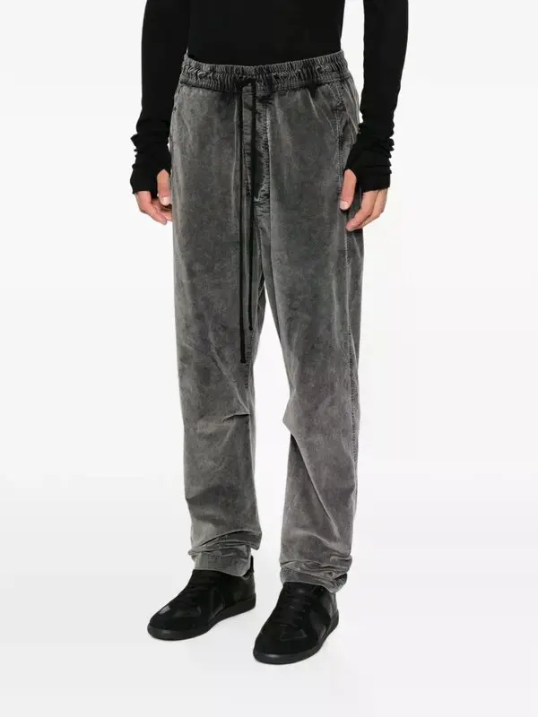 THOM KROM Faded-effect Drawstring Trousers