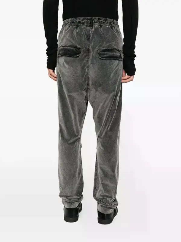 THOM KROM Faded-effect Drawstring Trousers