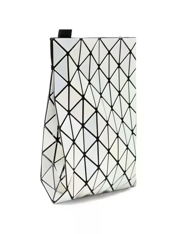 Issey Miyake Geometric Panel Shoulder Bag - White