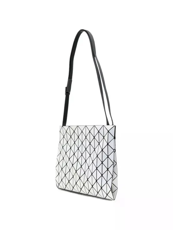 Issey Miyake Geometric Panel Shoulder Bag - White