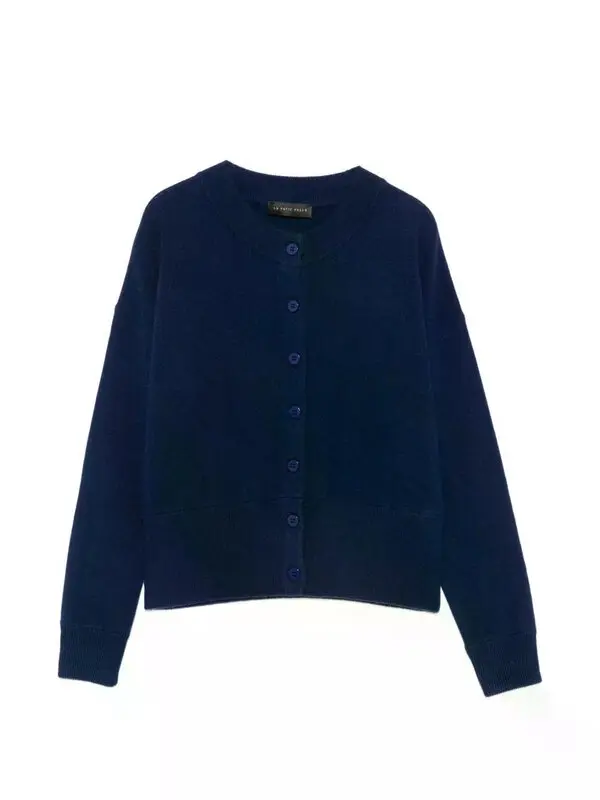 LE PETIT PULLE Button-up Crew-neck Cardigan