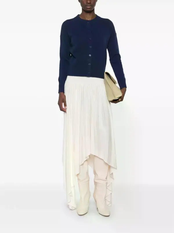 LE PETIT PULLE Button-up Crew-neck Cardigan
