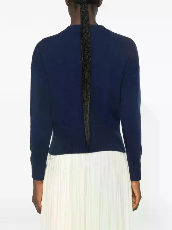 LE PETIT PULLE Button-up Crew-neck Cardigan