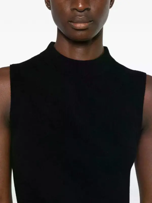 LE PETIT PULLE Sleeveless Knitted Midi Dress